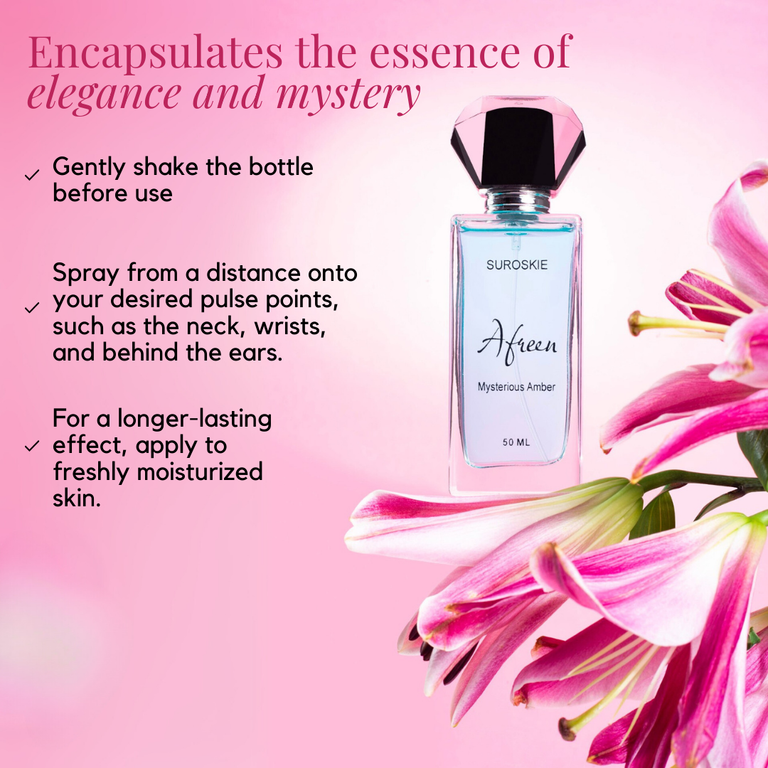 Zahr Perfume - Agarwood, Rose, Saffron, Raspberry Fragrance – Suroskie