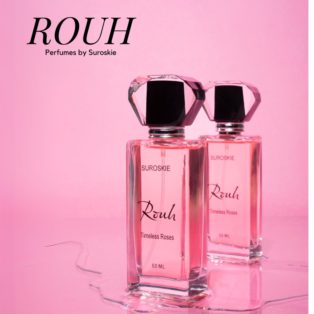 Rouh Perfume - Magnolia, Lotus, Peony, Amber, Mahogany Notes – Suroskie