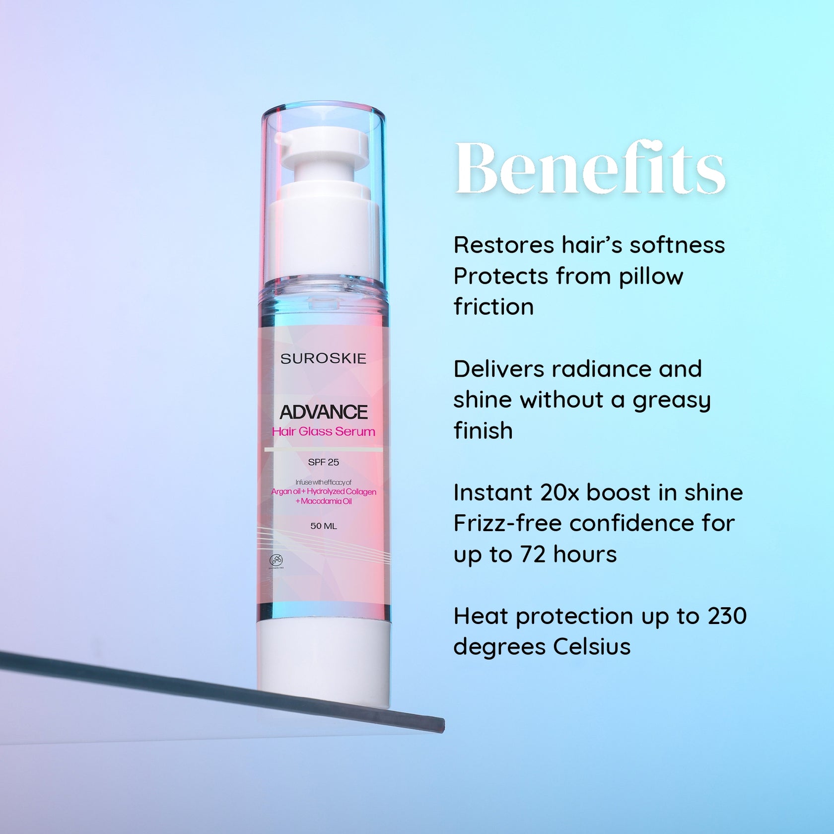 Advanced Glass Hair Serum SPF 25 – Suroskie