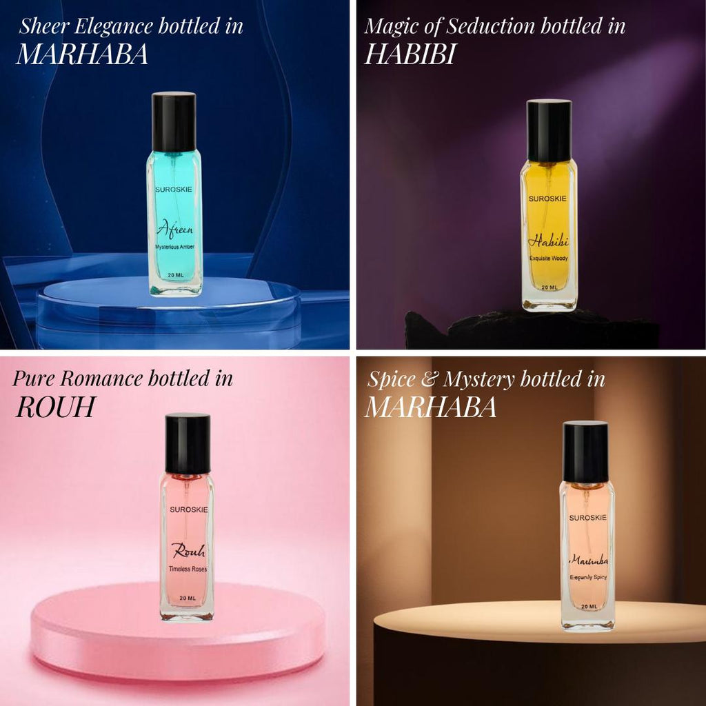 Zahr Perfume - Agarwood, Rose, Saffron, Raspberry Fragrance – Suroskie