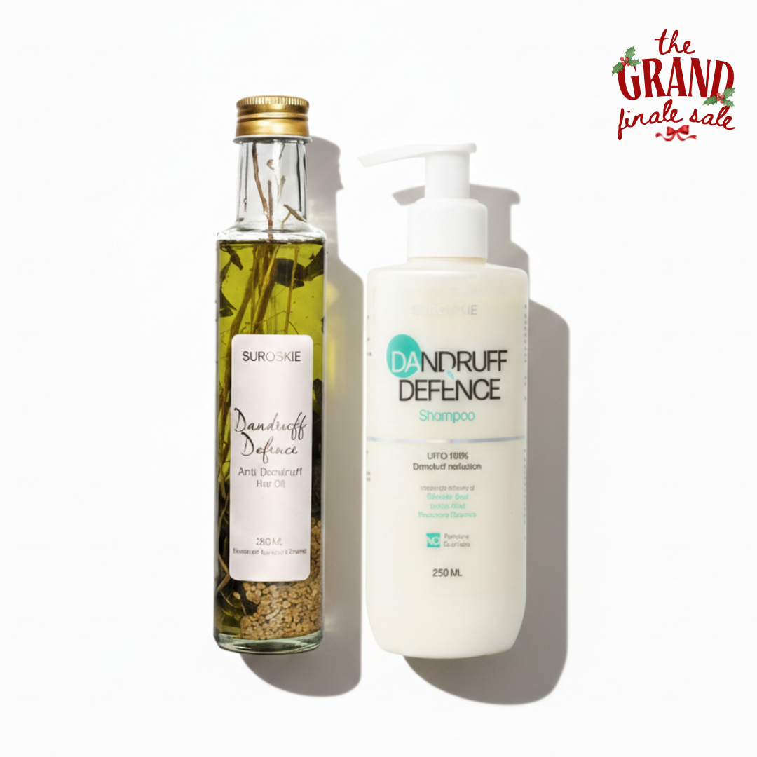 Dandruff oil + Dandruff shampoo – Suroskie