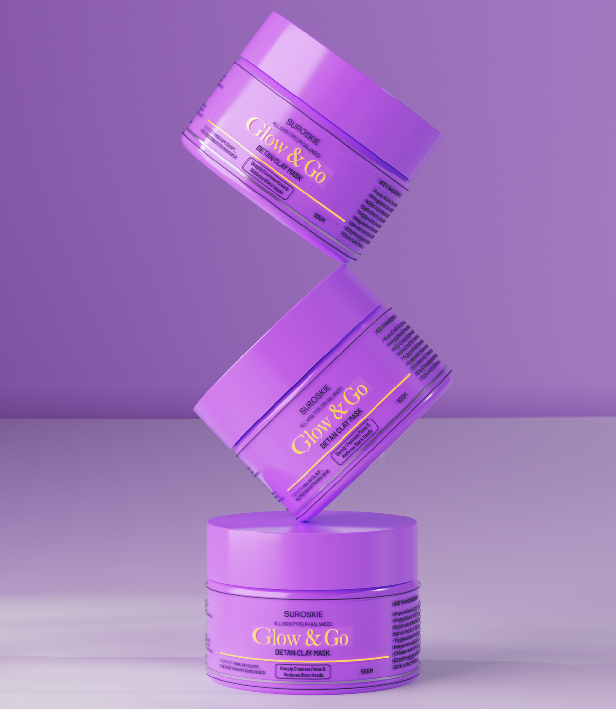 Glow & Go Clay Mask – Suroskie